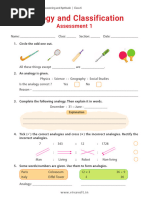 Logical Reasoning Class 7 | PDF