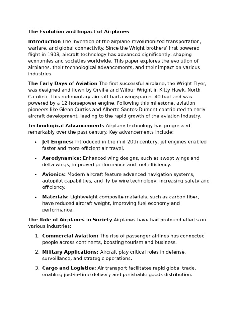 Planes Pdf Airplane Aviation