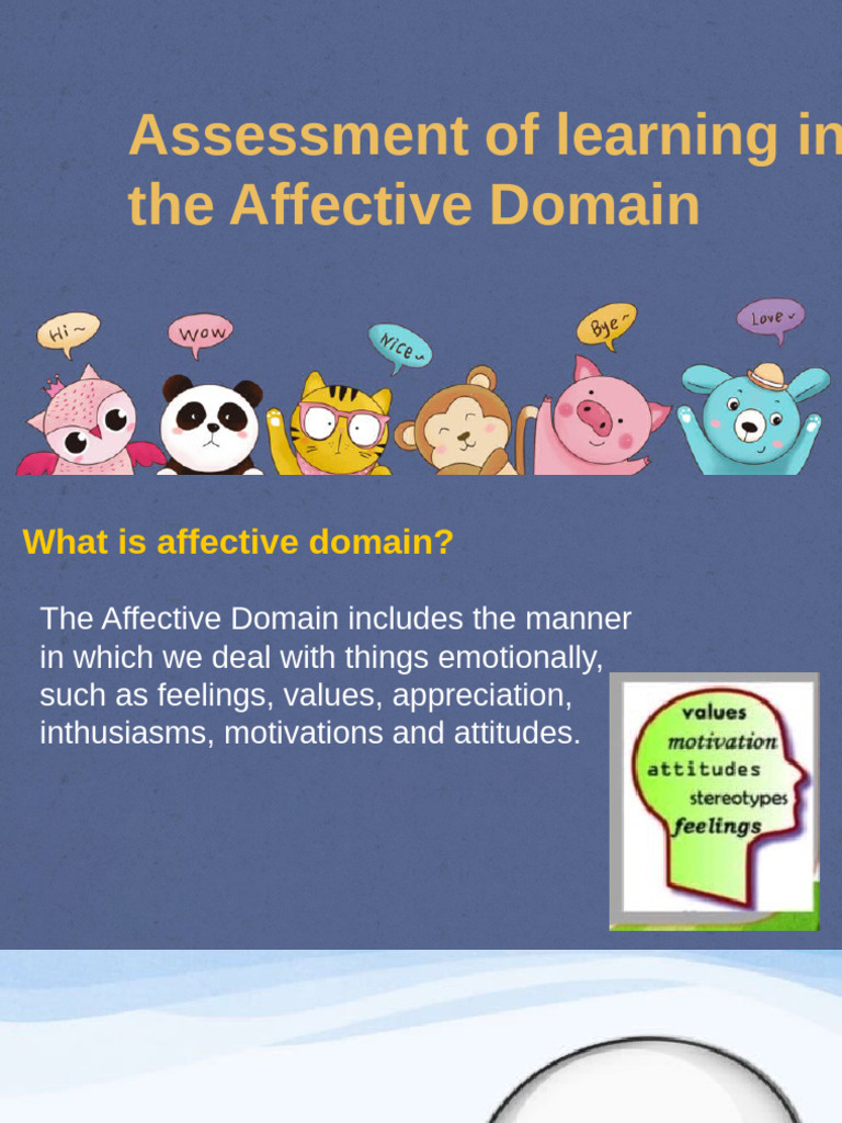 AFFECTIVE DOMAIN | PDF