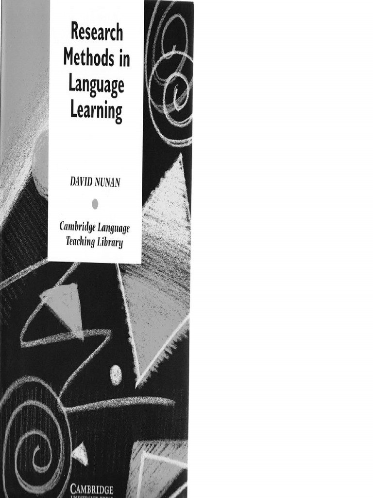 Research Methods in Language Learning | PDF