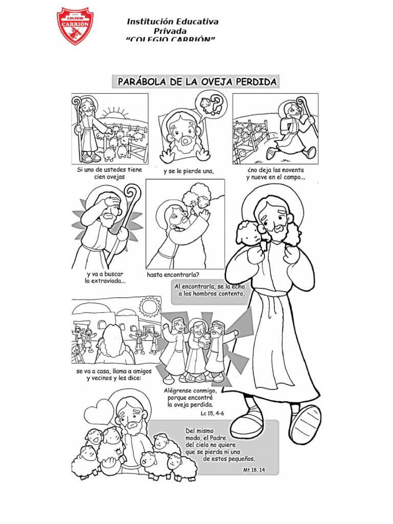Ficha Parabola de La Oveja Perdida | PDF