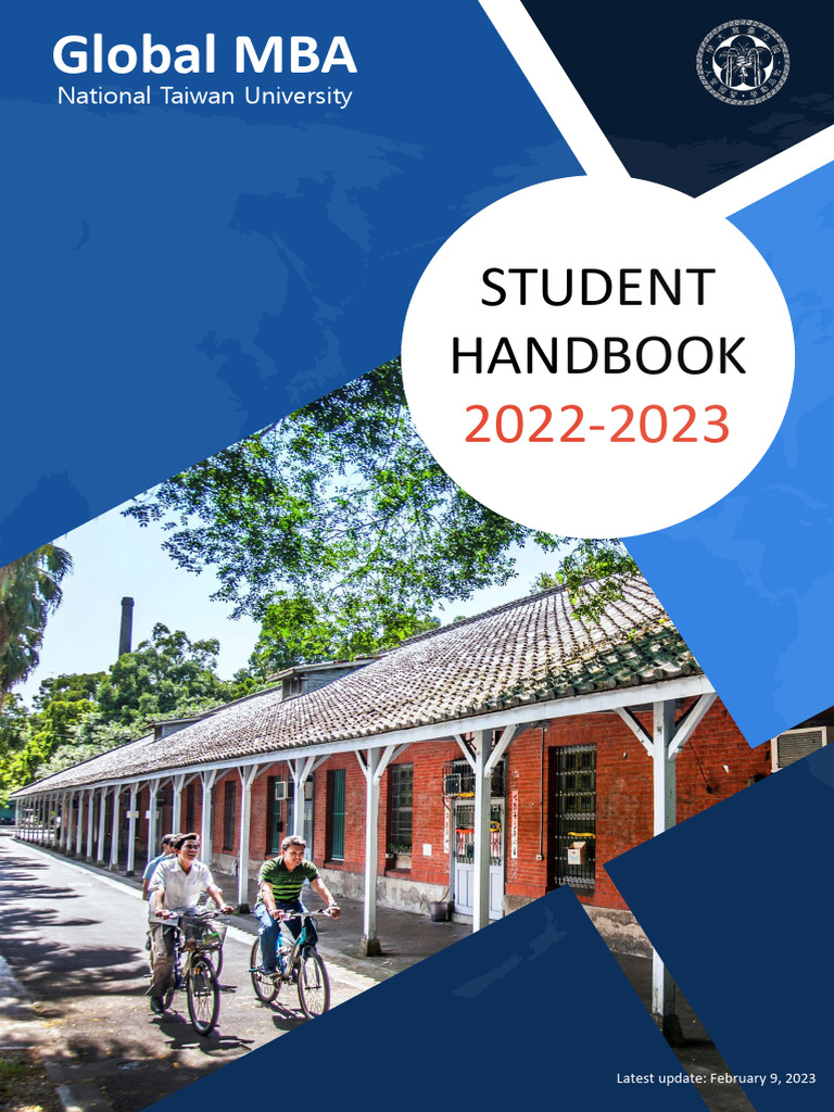 2022 GMBA Student Handbook - 20230209 | PDF | Academic Term | Master Of Business Administration