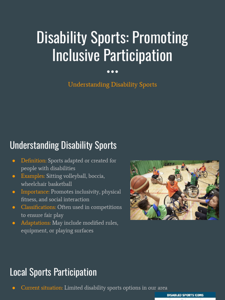 Inclusive Disability Sports Guide | PDF