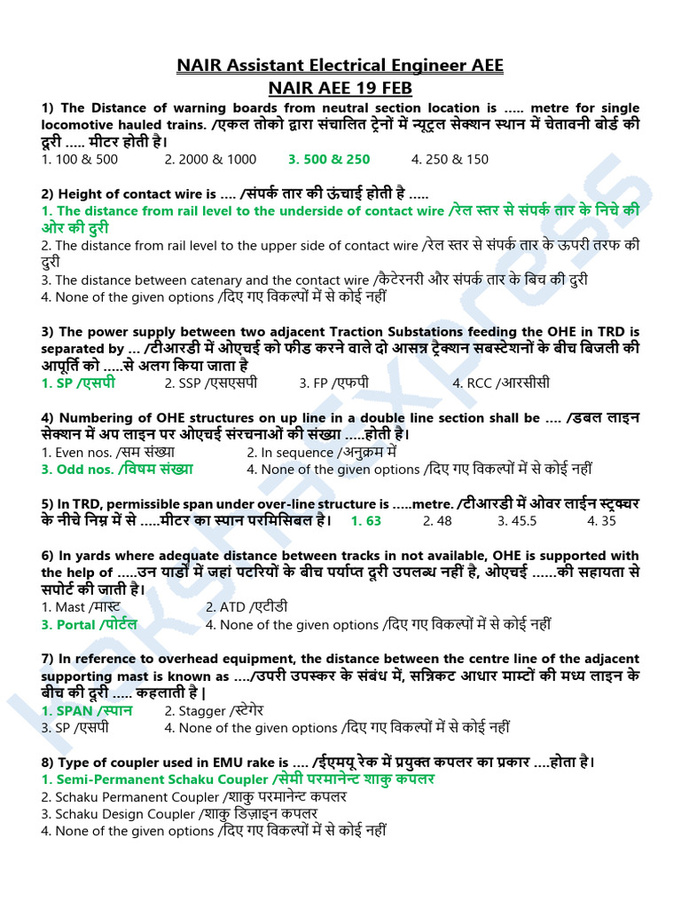 Nair Aee Question Paper Mummy | PDF