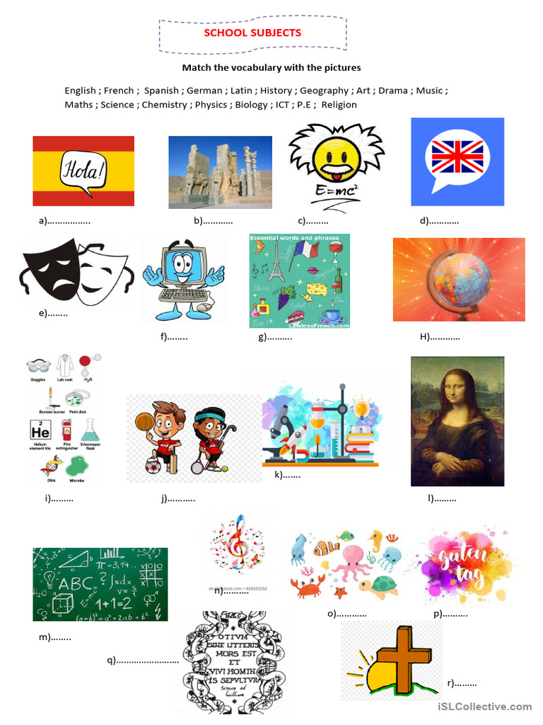 School Subjects | PDF