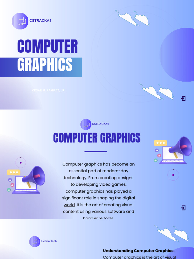 Chapter 1.Pptx | PDF | Computer Graphics | Graphics Processing Unit
