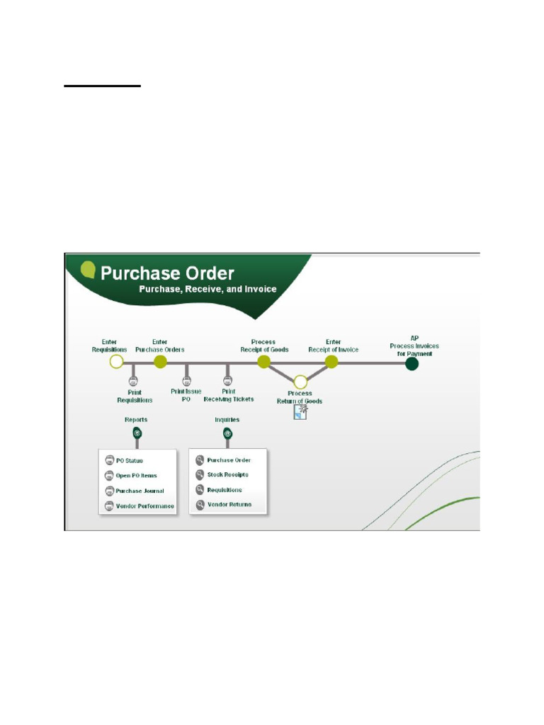 Sage ERP X3 Purchasing Process Guide | PDF | Receipt | Service Industries