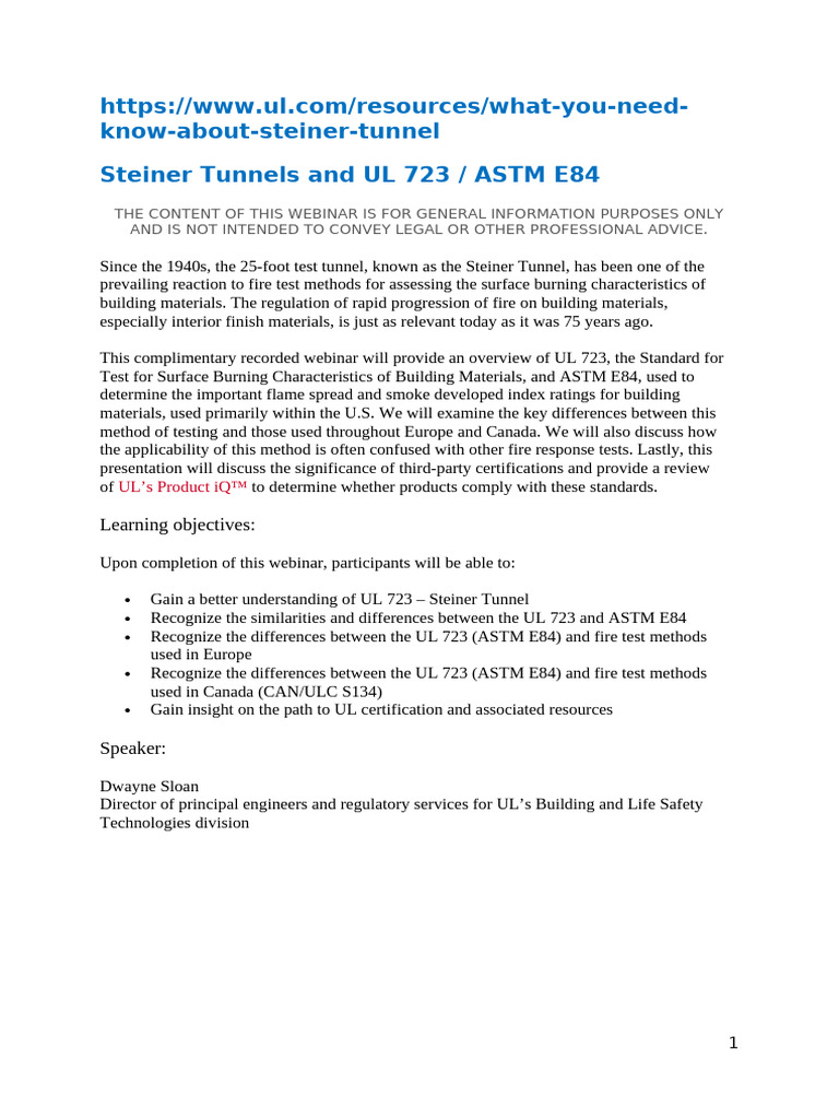 What You Need To Know About The Steiner Tunnel | PDF