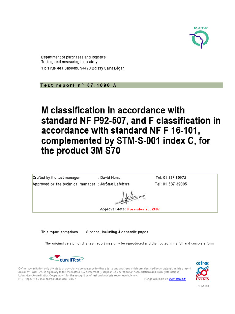 S70 - NF F16 101 and P92 507 | PDF | Carbon Dioxide | Combustion