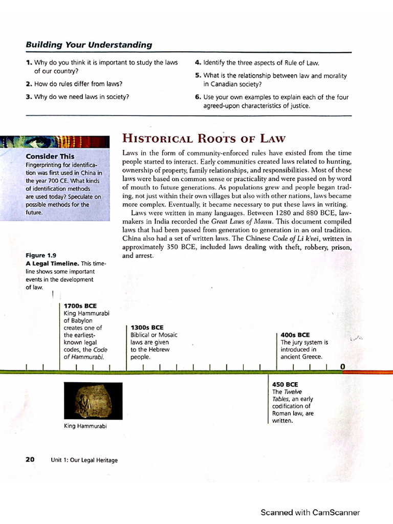 ORIGIN OF LAW Textbook | PDF
