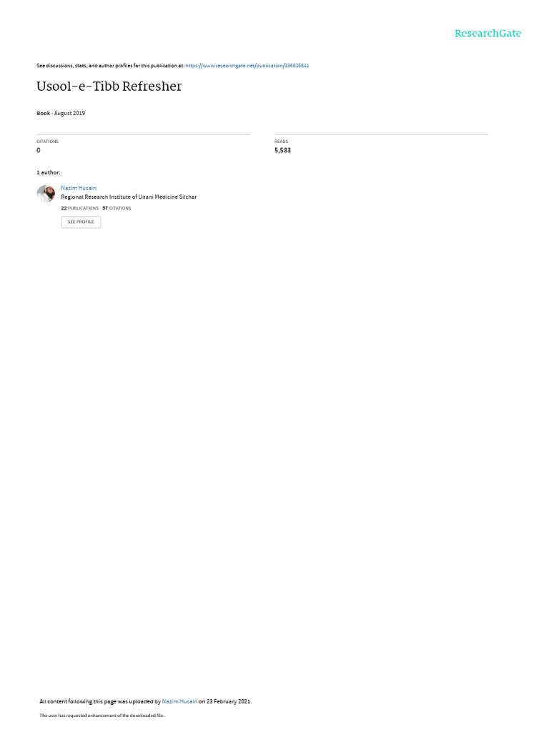 Usooltibb Refresher 3 | PDF