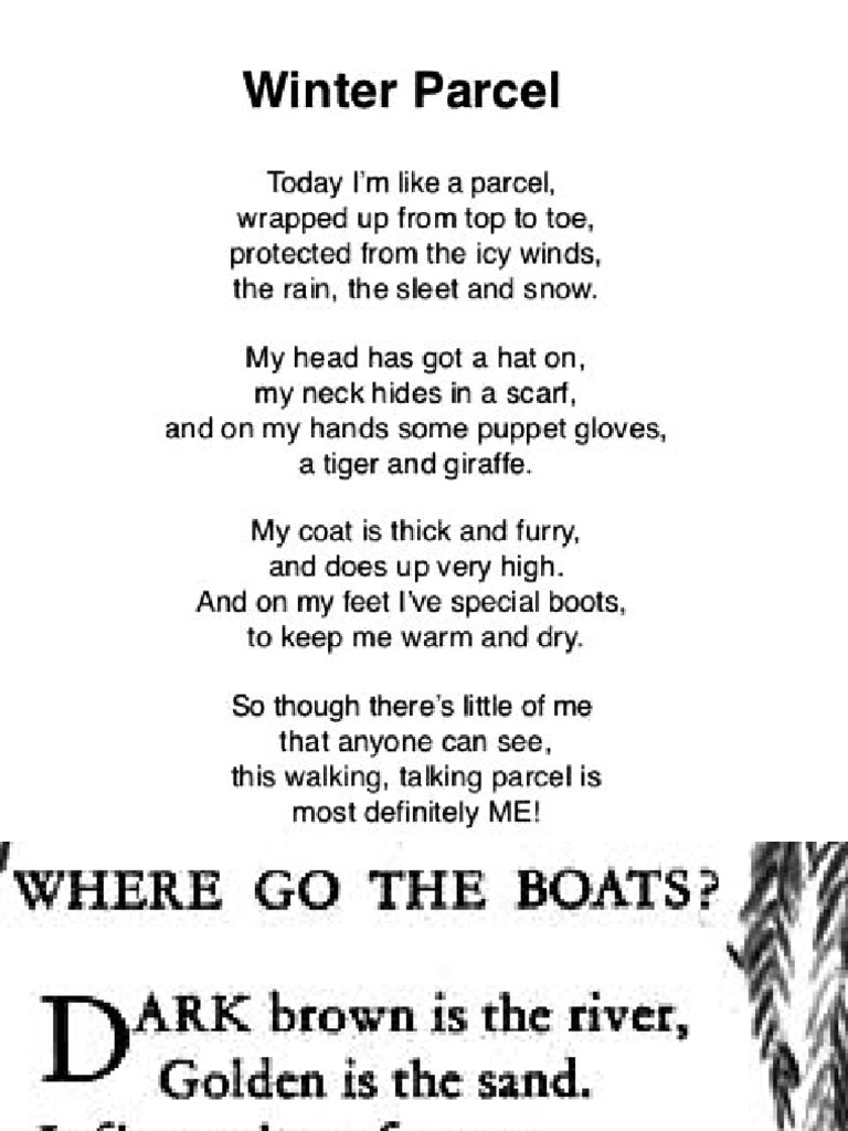 Grade 5 - Poems | PDF