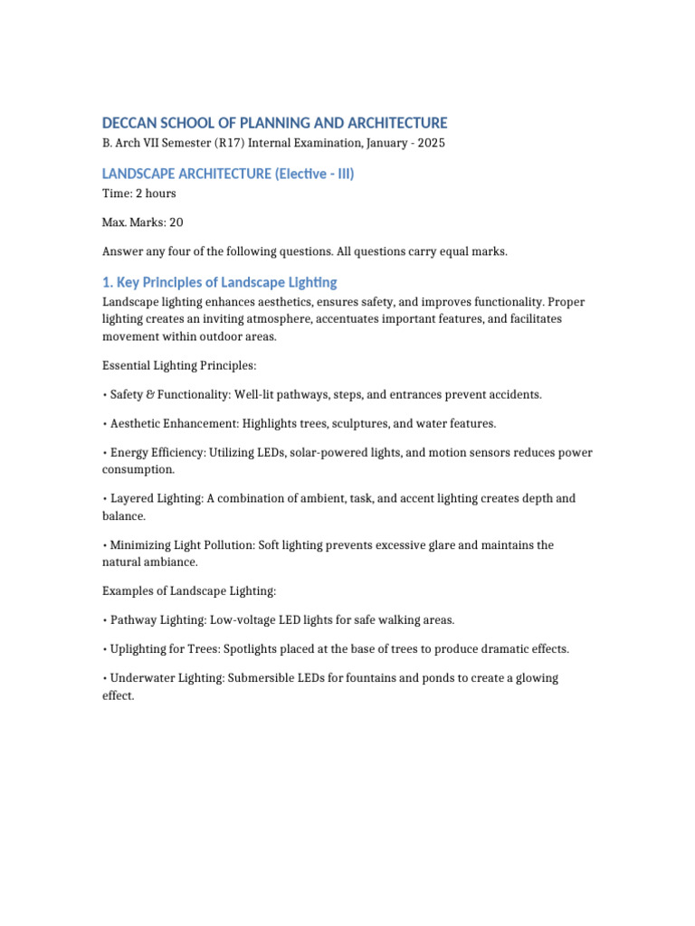 Rewritten Landscape Architecture.docx | PDF