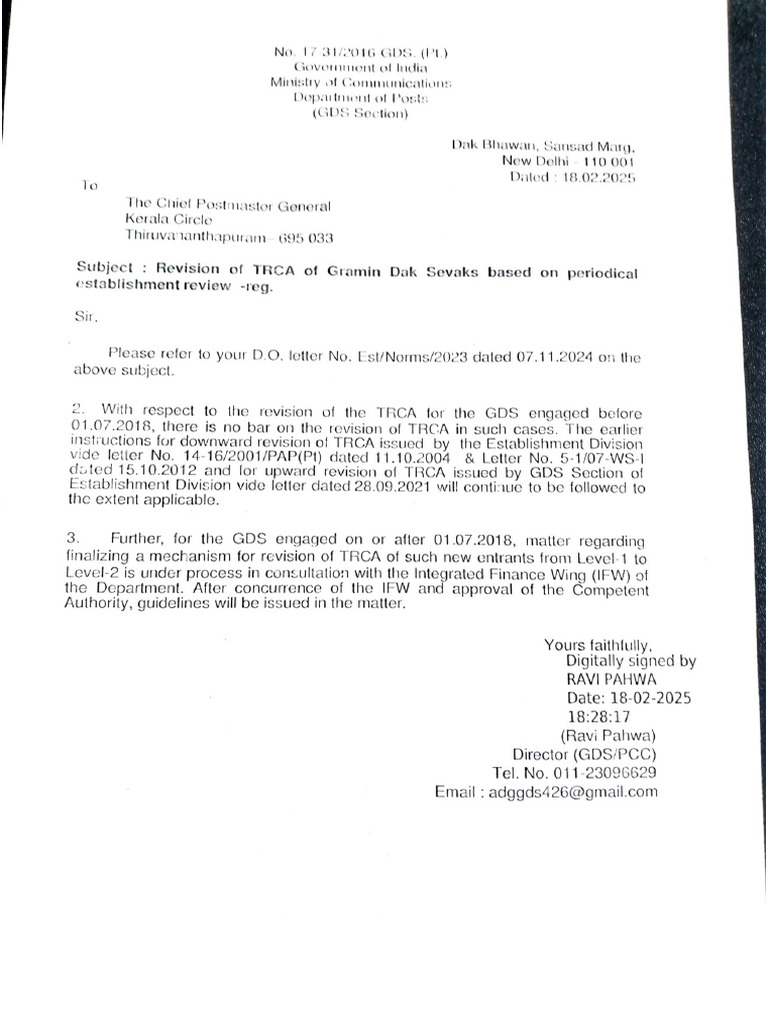 Revision of TRCA GDS 18.2.25 | PDF