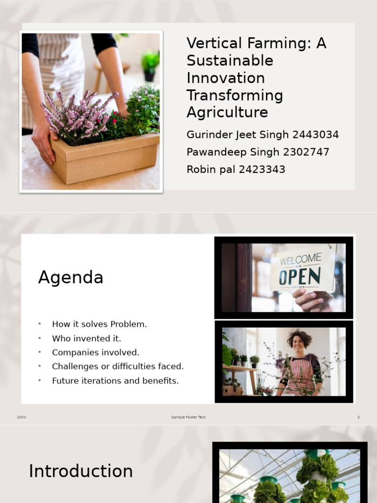 Vertical Farming for Urban Innovators | PDF | Agriculture ...