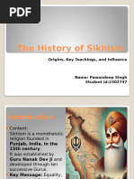 Sikh Gurus Timeline and Contributions | PDF