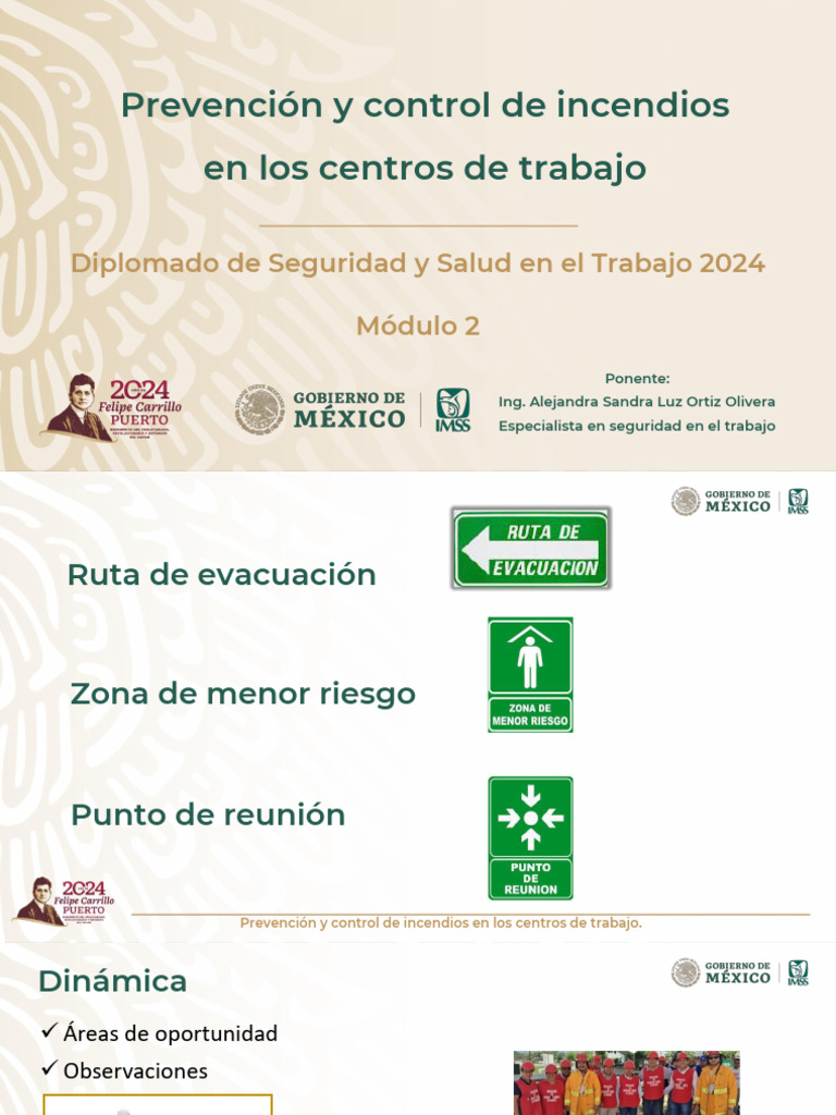 Prevencion y Control de Incendios en Los Centros de Trabajo | PDF ...