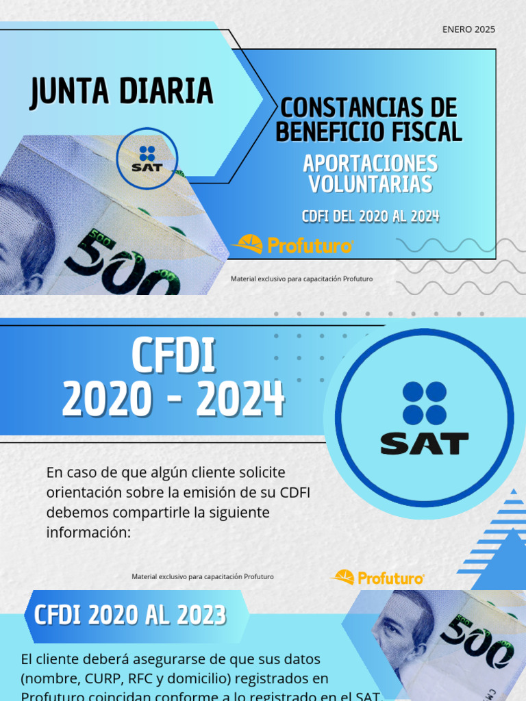 Constancia de Beneficio Fiscal 2020-2024 | PDF