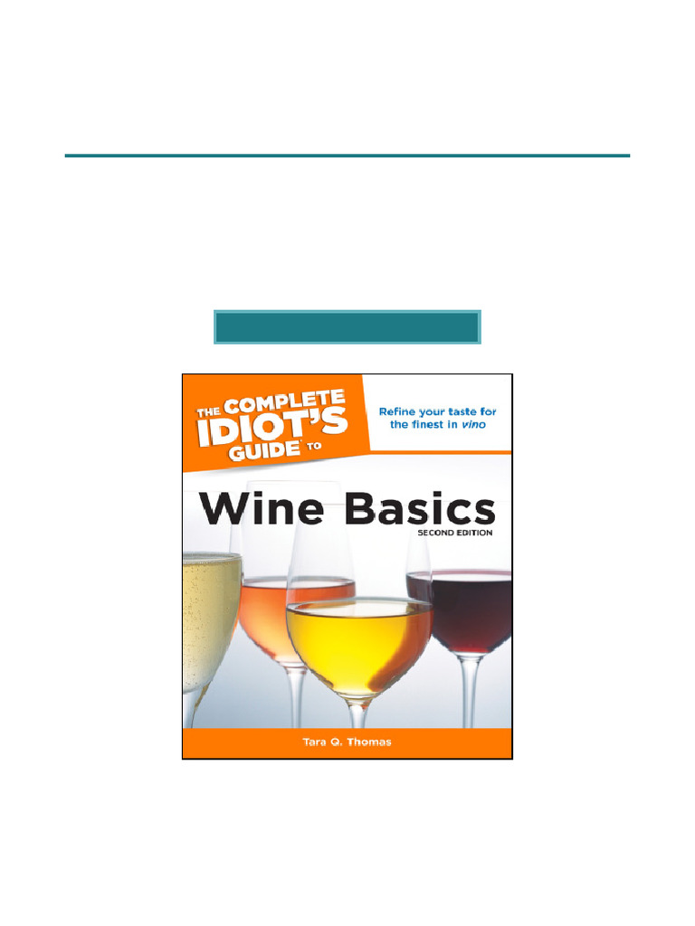 Beginner's Guide to Wine Basics | PDF
