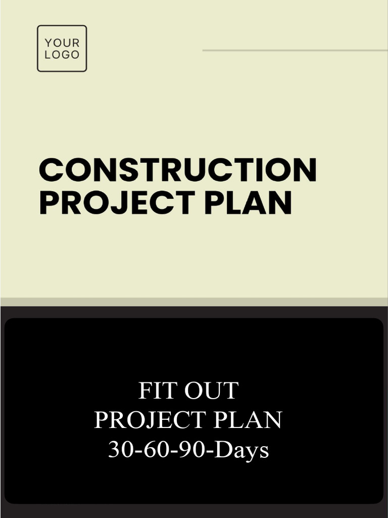 Sample Construction Project Plan 30 To 90 Days | PDF | Regulatory ...