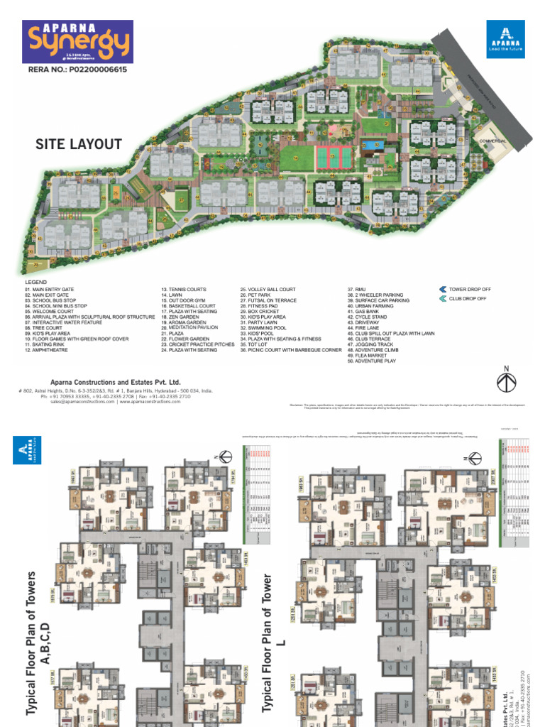Aparna Heights Floor Plans Overview | PDF