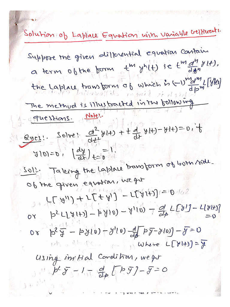 Variable Coefficient | PDF