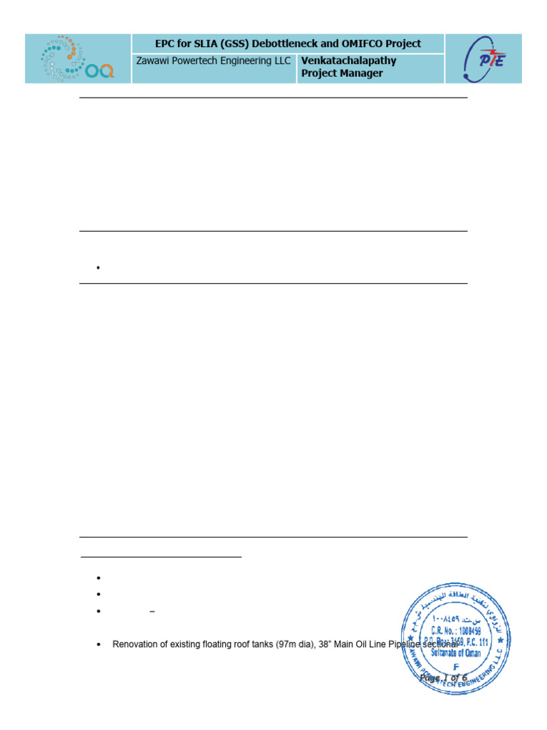 2.venkat T - Project Manager | PDF | Fossil Fuels | Energy Technology