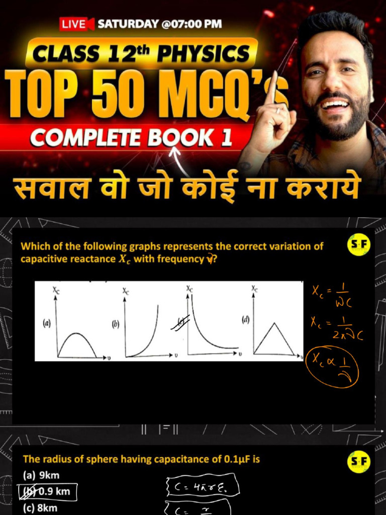 Top 50 MCQ Physics Book 1 | PDF