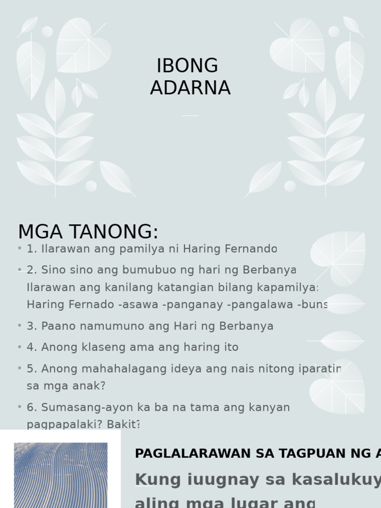 IBONG ADARNA | PDF