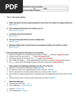 Sheep Eye Dissection Lab Guide | PDF | Eye | Facial Features