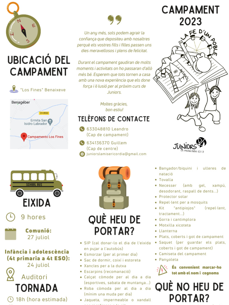 Tríptic Campa 2023 | PDF