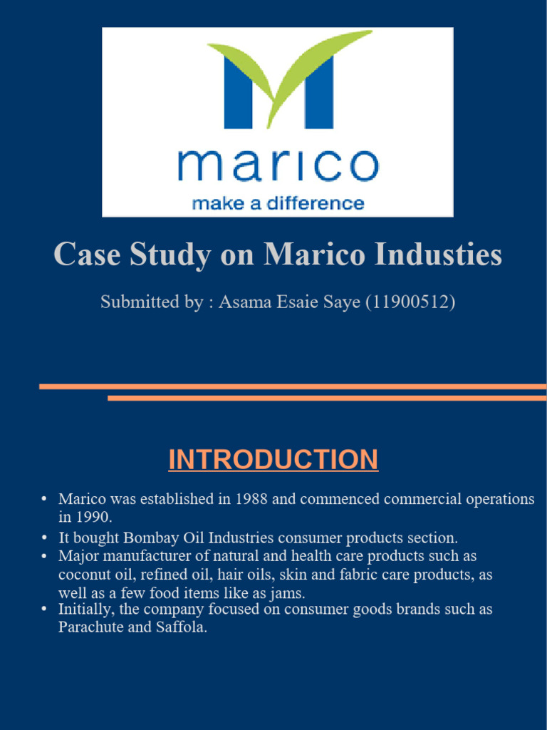 Marico's Market Strategy Analysis | PDF | Brand | Marketing