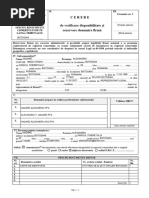 Formular Tip ONRC | PDF