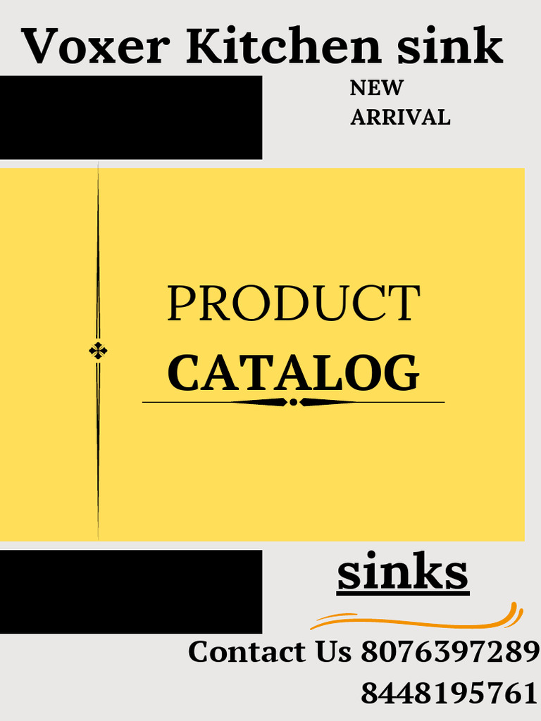 New Arrival Kitchen Sinks Catalog | PDF