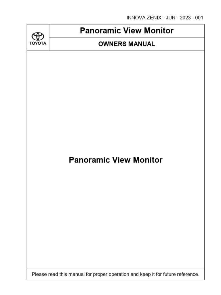 Digital Om Format Panoramic View Monitor Zenix | PDF | Camera ...