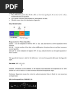 Quartile Deviation - Definition, Formula and Examples | PDF | Quartile | Descriptive Statistics