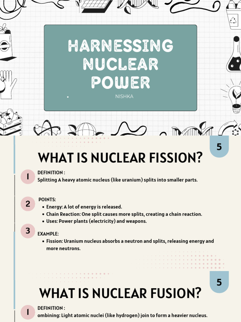 Nuclear Fission and Fussion | PDF | Nuclear Fission | Nuclear Fusion