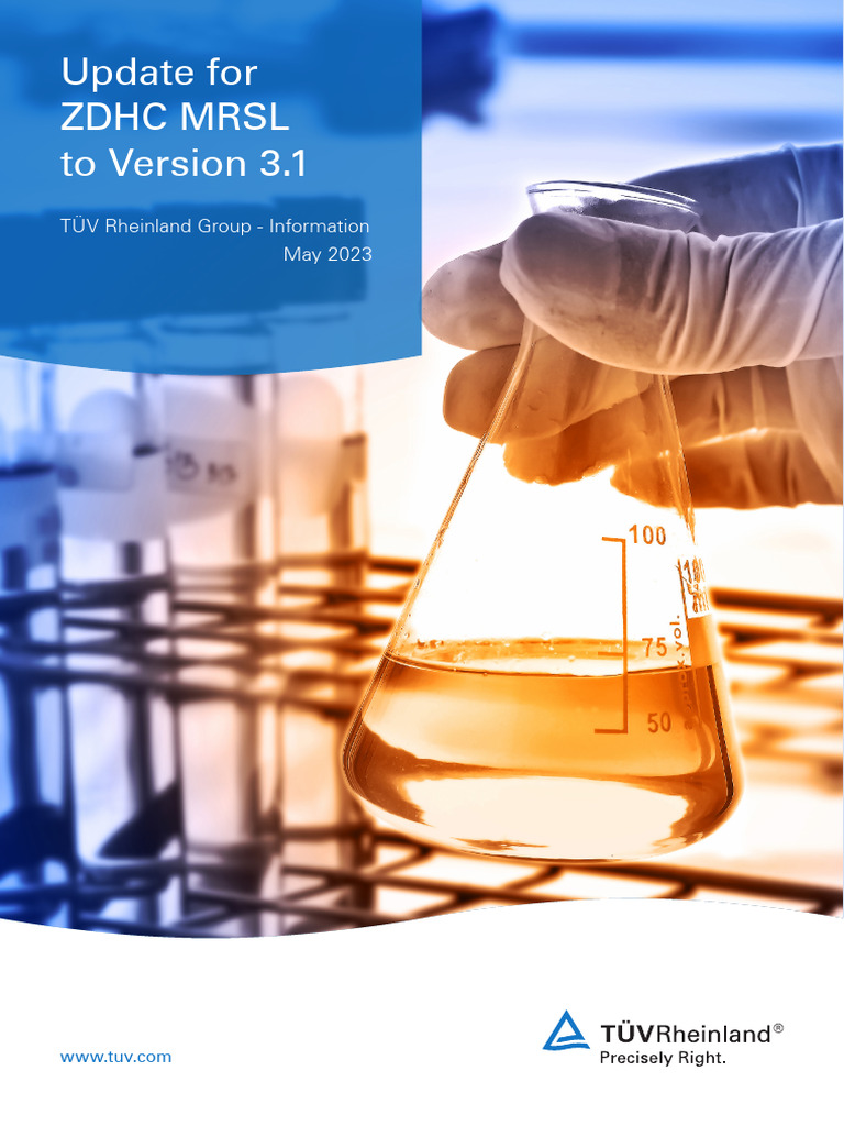 ZDHC MRSL V 3.1 Flyer May 23 | PDF