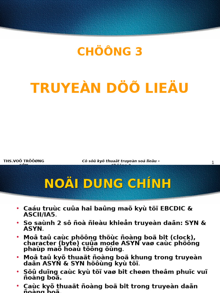 CSKTTSL-chuong3 | PDF