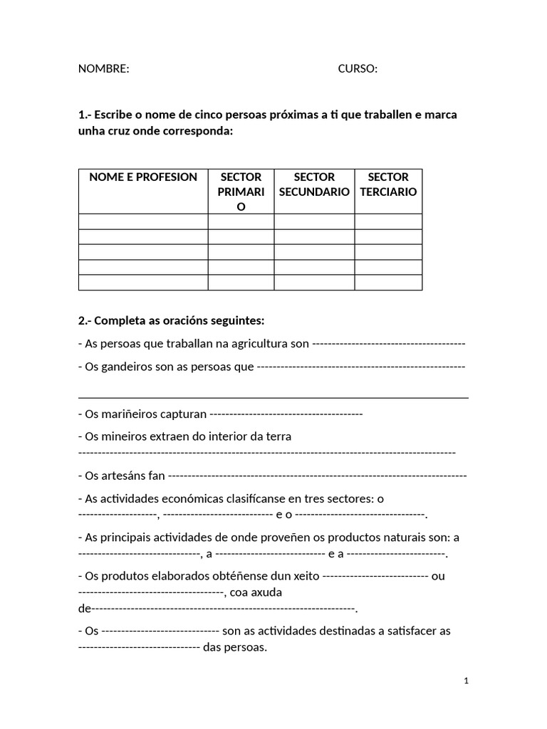 Sociais Tema 5 Exercicio | PDF