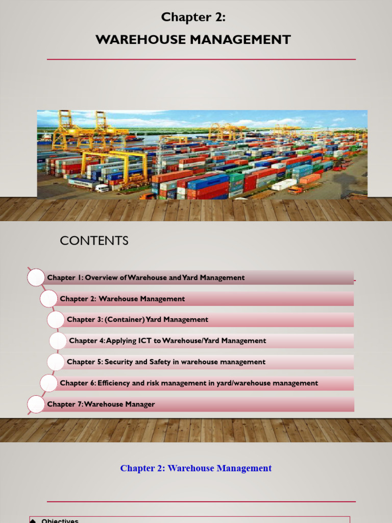 Chapter 2.pptx | PDF | Warehouse | Inventory