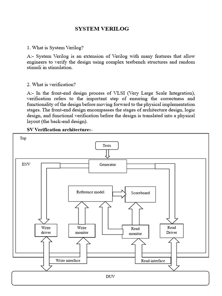 system verilog pdf | PDF | Class (Computer Programming) | Parameter ... system verilog pdf | PDF | Class (Computer Programming) | Parameter ...