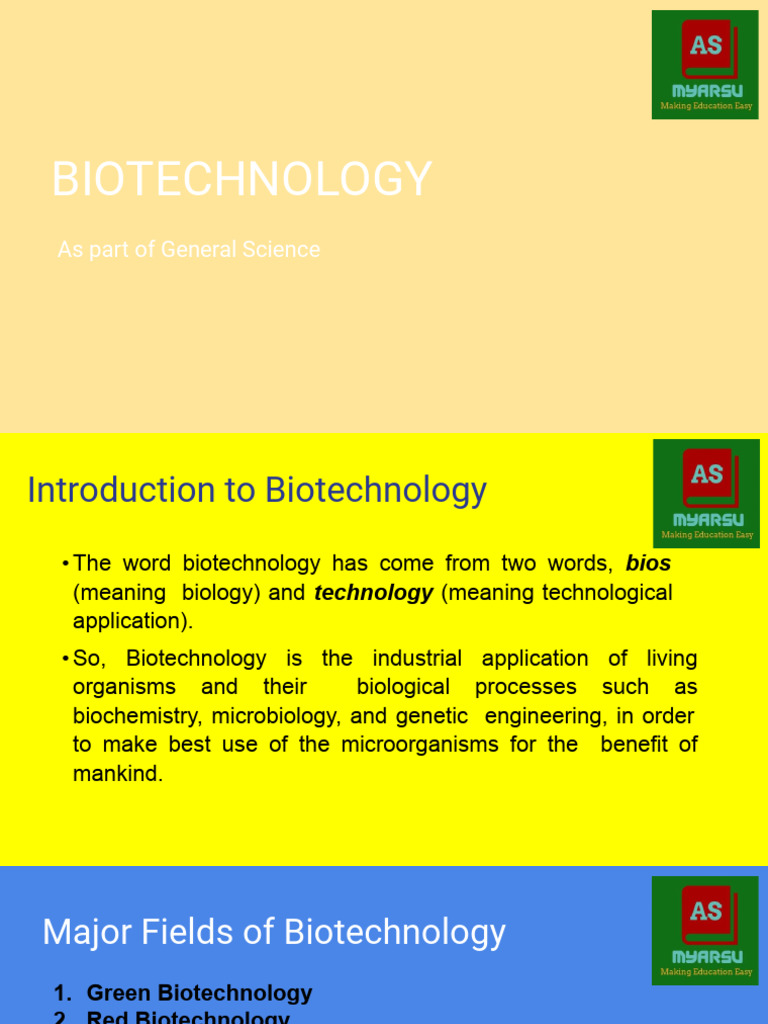 Intro to Biotechnology Basics | PDF | Molecular Cloning | Plasmid
