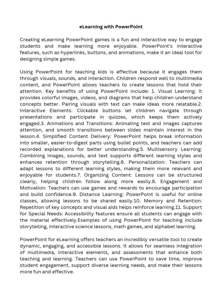 23 Elearning With PowerPoint | PDF | Educational Technology | Learning