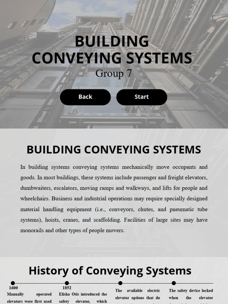 Building Conveying Systems g7 | PDF | Elevator | Escalator