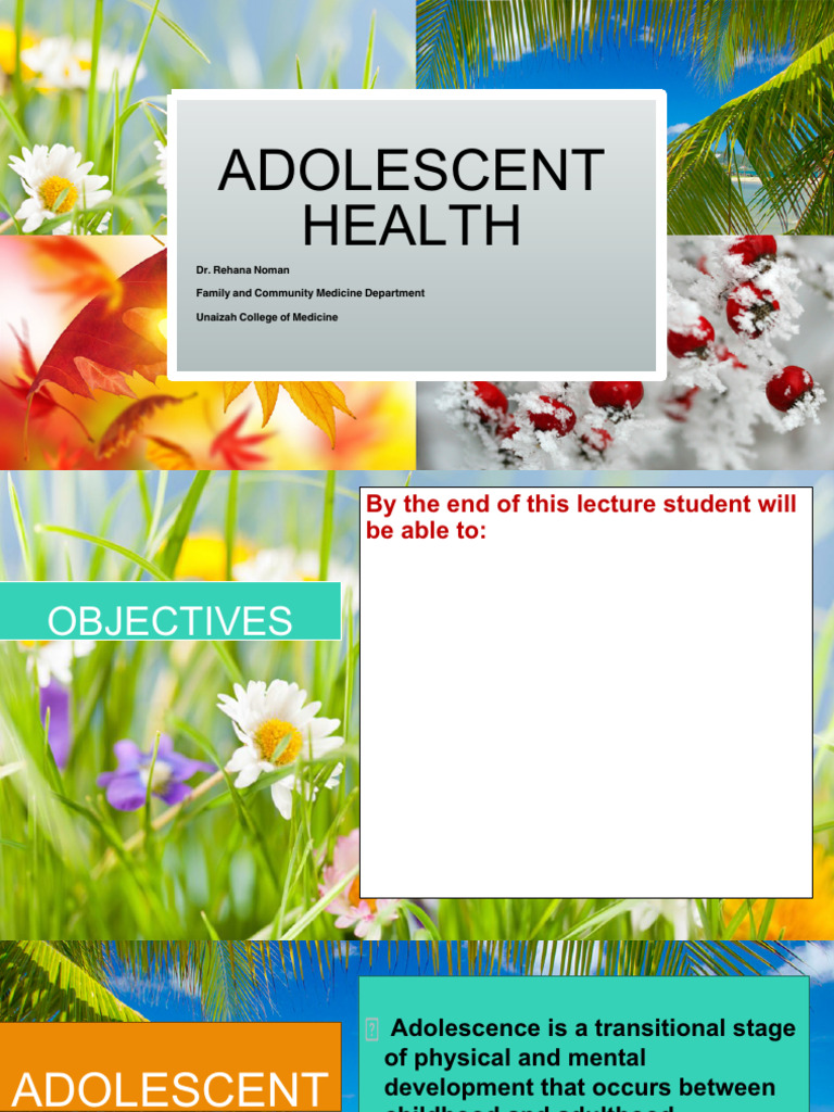 Adolescent Health | PDF