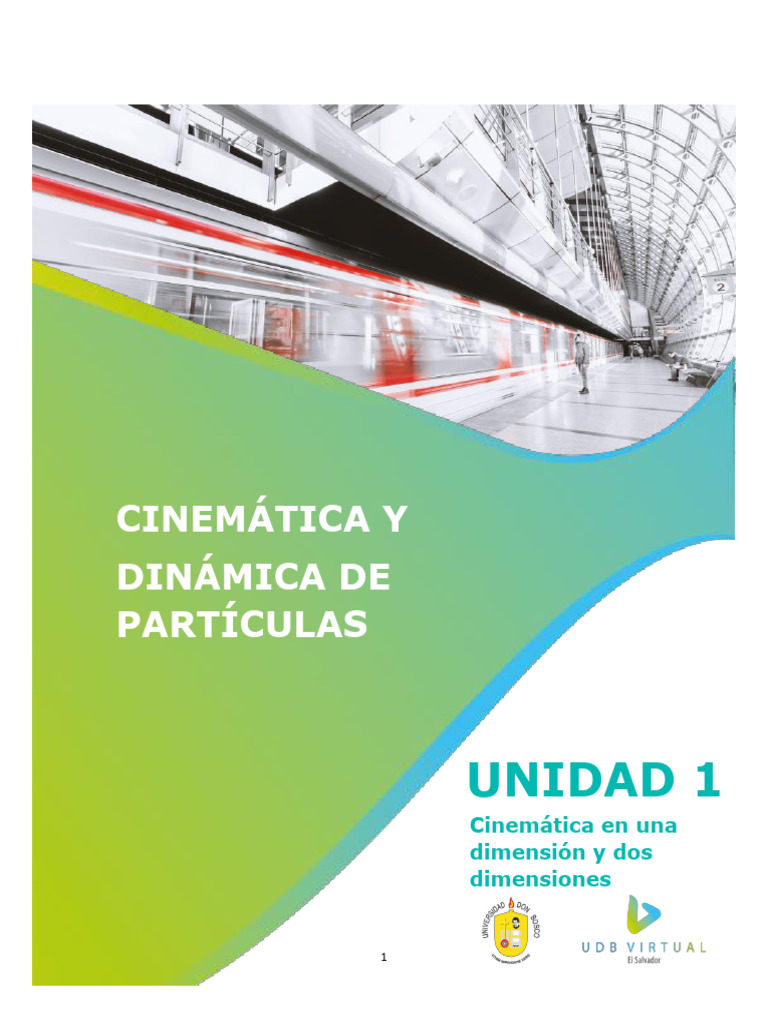 Cinematica y Dinamica de Particulas: Unidad 1 | PDF | Vector Euclidiano | Aceleración