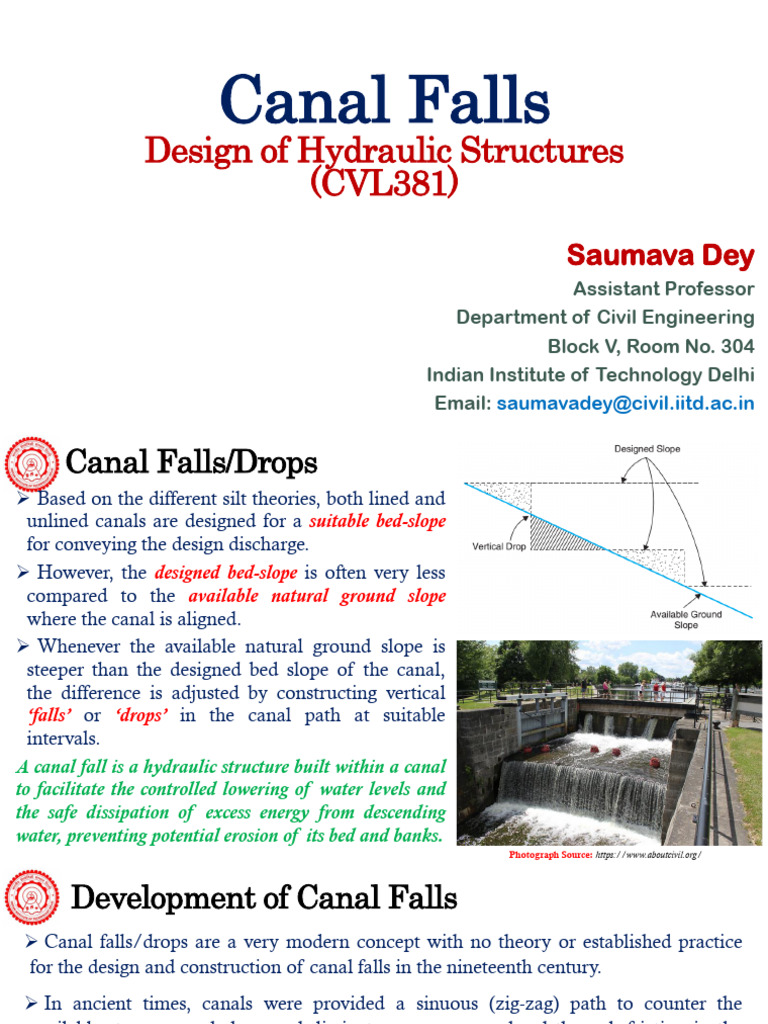 Canal Falls | PDF | Canal | Civil Engineering