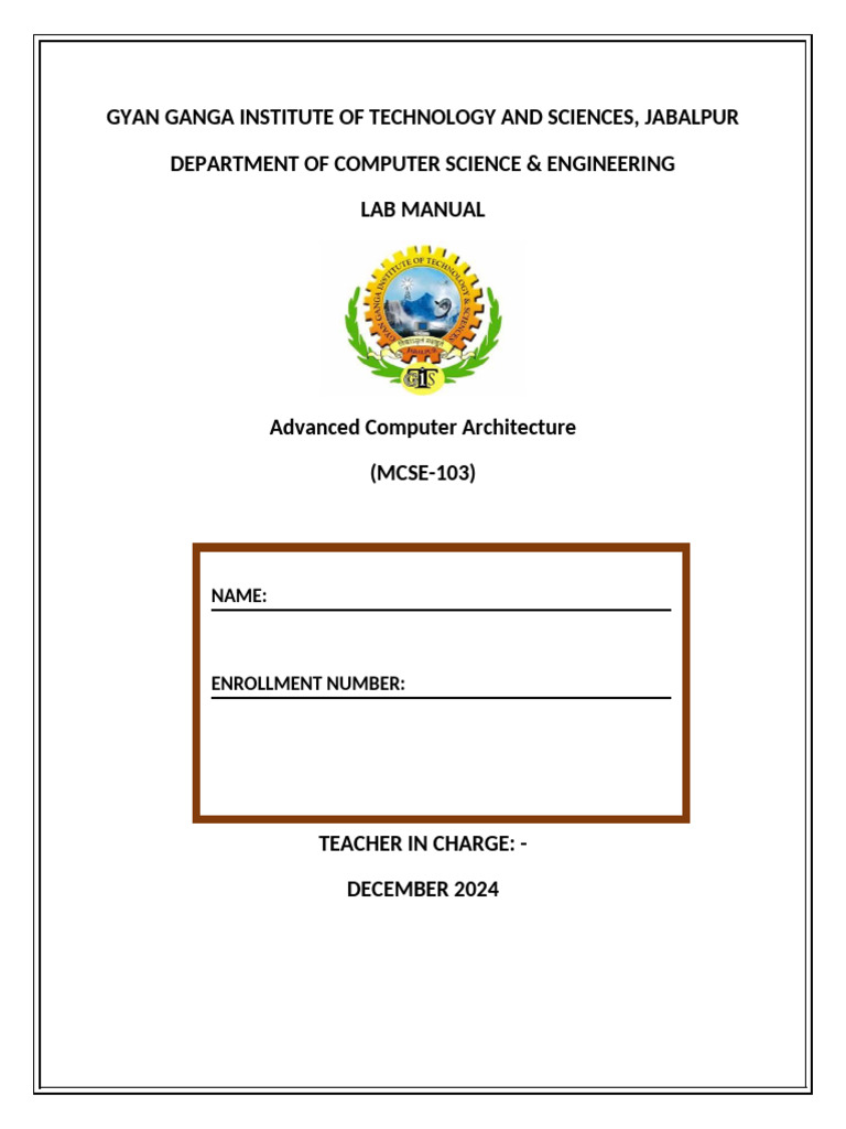 practical ACA | PDF | Central Processing Unit | Computer Engineering