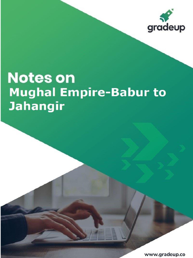 Mughal Empire Babur To Jahangir English 91 | PDF | Mughal Empire